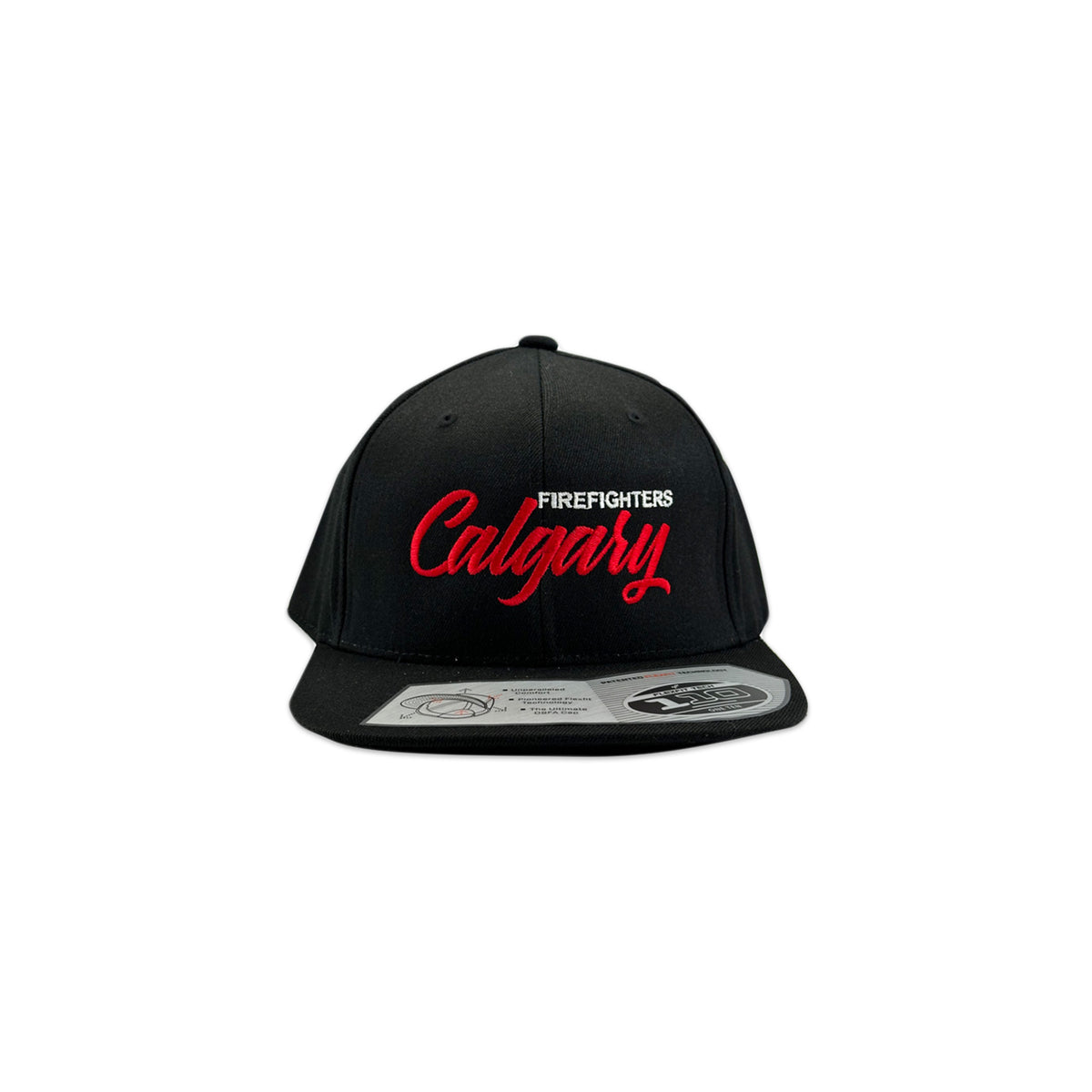 Hat - Snapback, Flat Brim, Retro Script – Calgary Firefighters Association